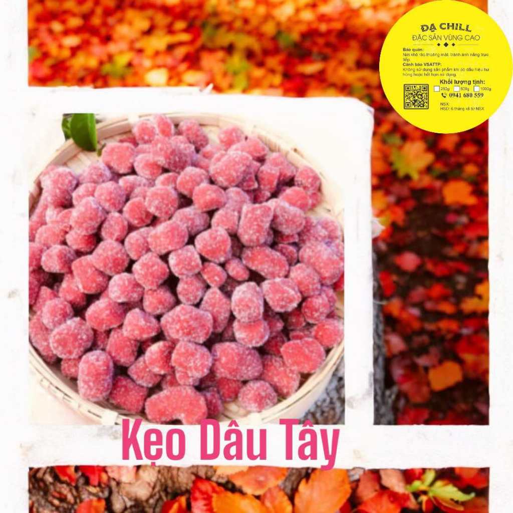 Strawberry CANDY - DA LAT SPECIALTY - SOFT AND SOFT TO EAT | Shopee ...