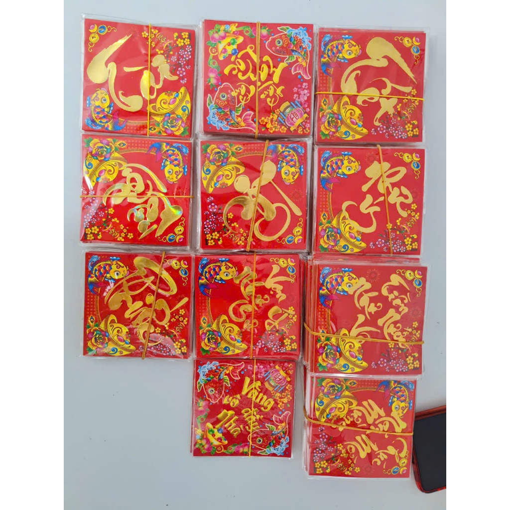 Melon stickers and fireworks stickers to decorate CNY's day with glue ...