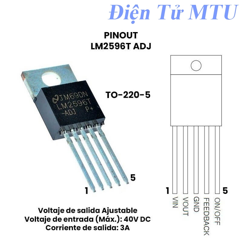 Power IC LM2596T LM2576T 3.3V 5V 12V ADJ TO-220 TO-263 | Shopee Philippines