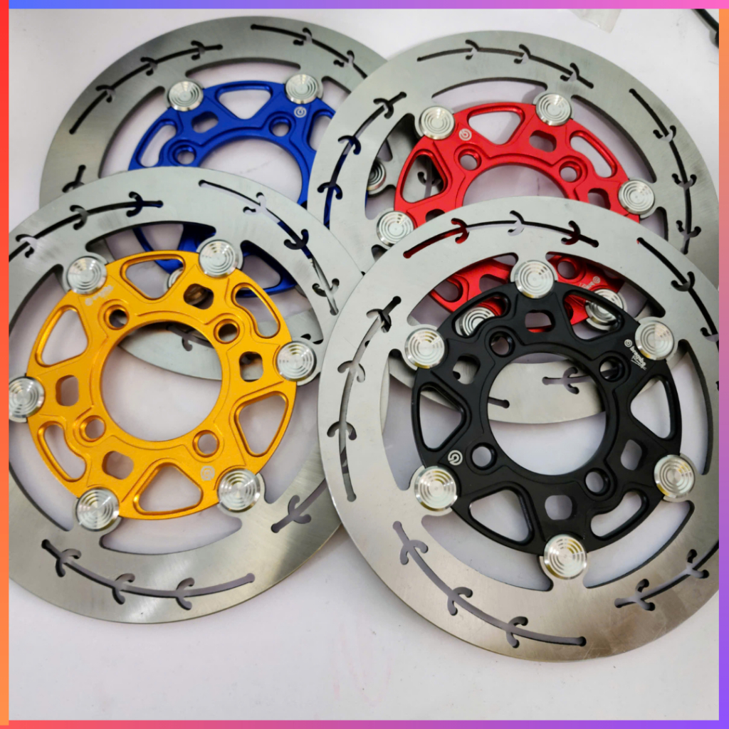 Front Brake Disc Seaweed Model 4 Holes Size 220mm Stainless Steel ...