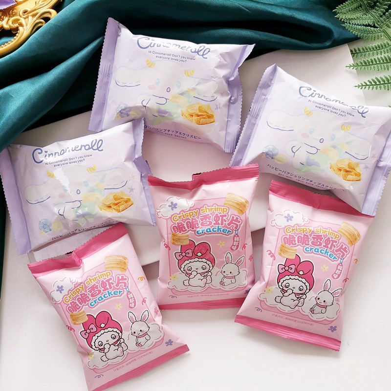 Non-spicy Shrimp/Seaweed Snack with Sanrio Characters Melody ...