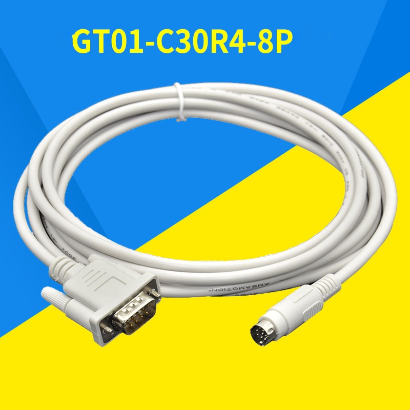 Cable connecting screen GT01-C30R4-8P HMI Mitsubishi GT11/GT15/GOT1050 to PLC Mitsubishi FX1S/1N ...