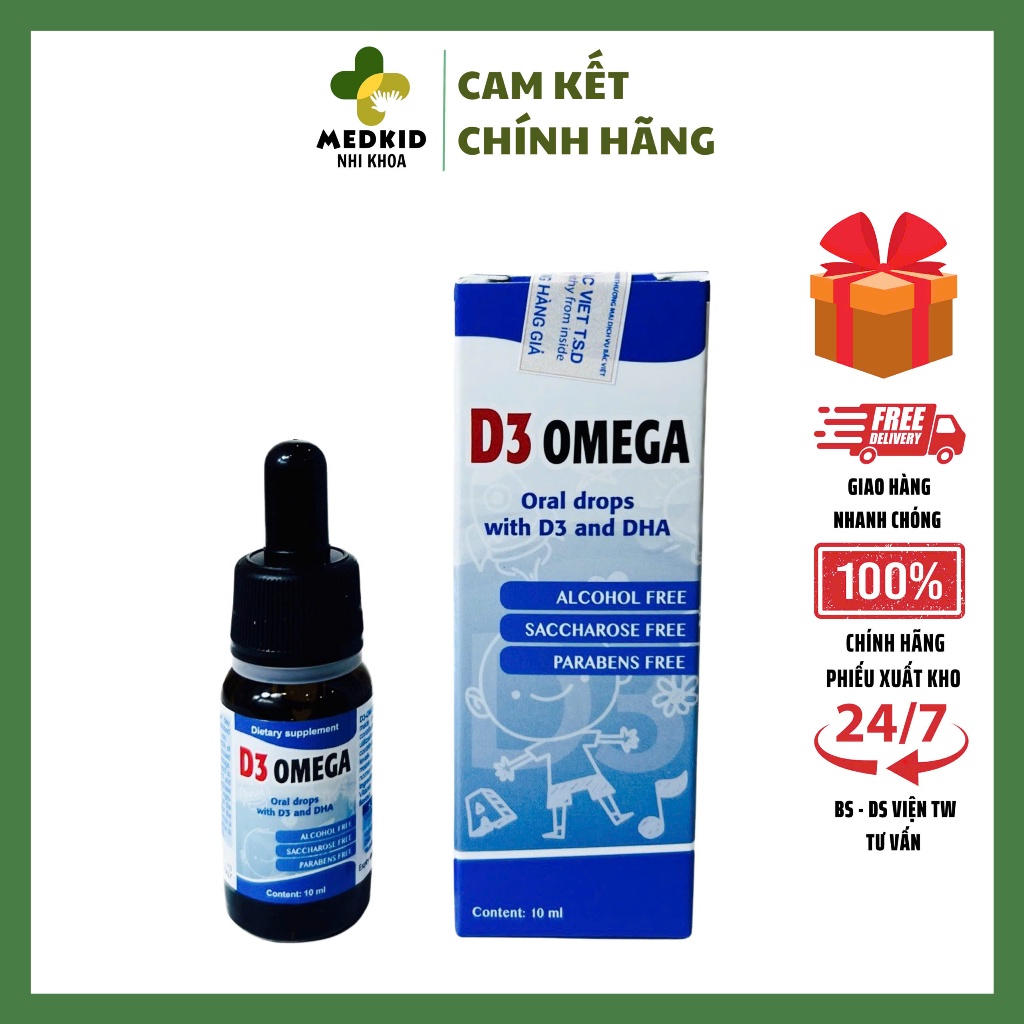 Vitamin D3 Omega drops supplemented with D3 and DHA (ITALY) - Helps ...