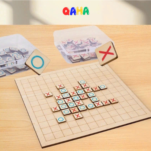 XO Wooden checkers set helps children develop thinking, memory and ...