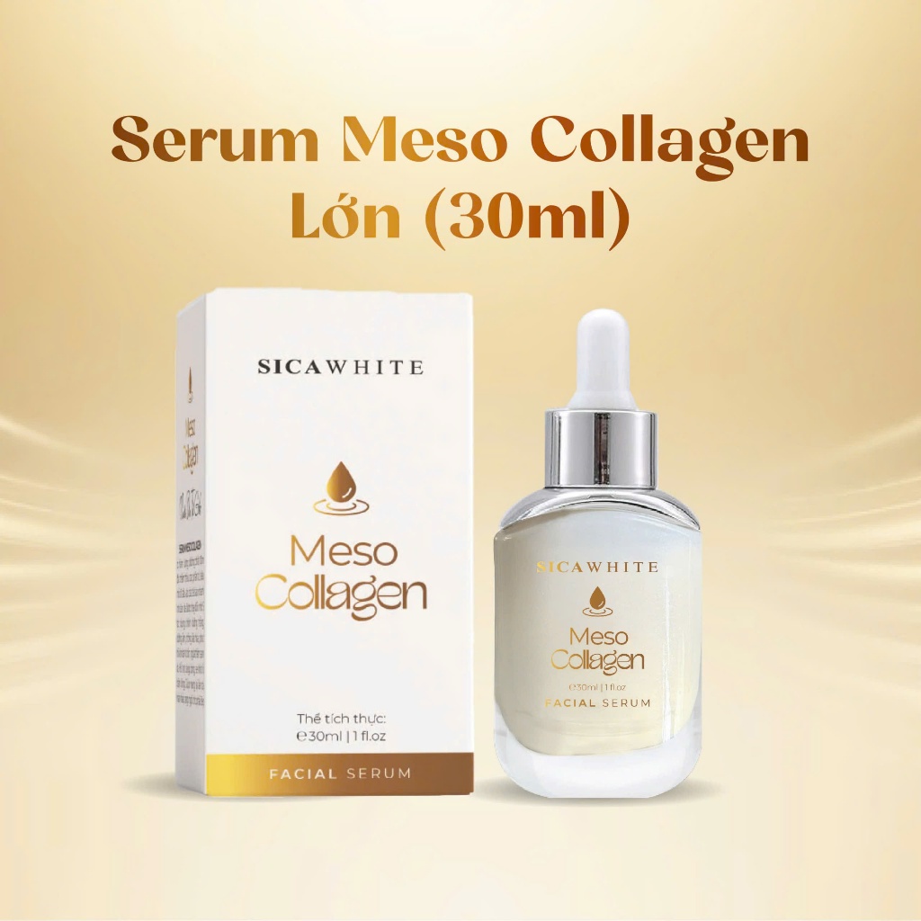 Meso Collagen SICA WHITE Serum 30ml, Supports Brightening, Evens Skin ...