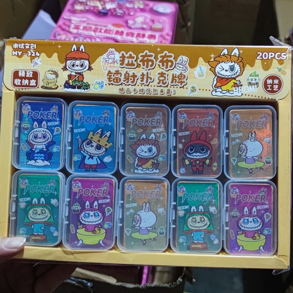 Labubu character 52-card mini Poker deck Labubu card | Shopee Philippines