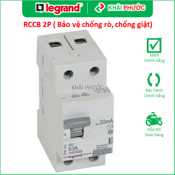 Aptomat RCCB 1-phase 2P circuit breaker Leakage current circuit breaker 30mA 25A 40A 63A 80A ...