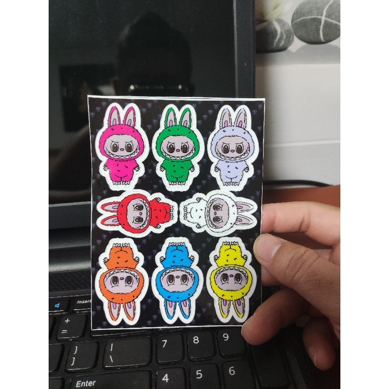 Super Cute Luxubu Mini Logo Sticker | Shopee Philippines