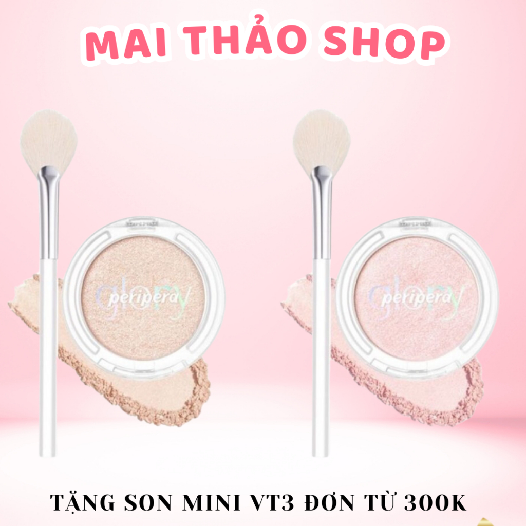 Peripera Pure Glory Highlight Set (with brush) | Shopee Philippines