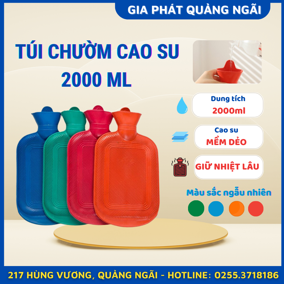 2000ml rubber hot pack for menstrual cramps, bone and joint pain relief ...