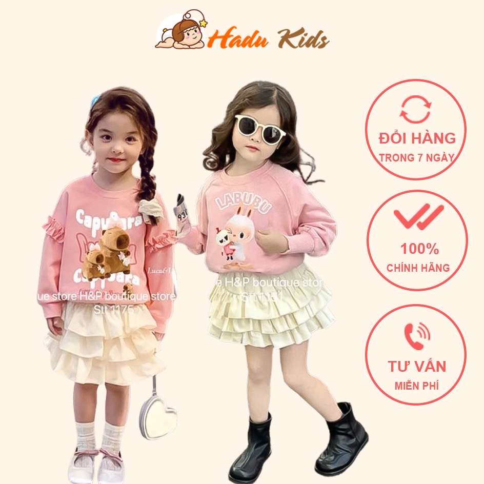Labubu and Capybara layered dress Set made of cute fishskin felt for ...