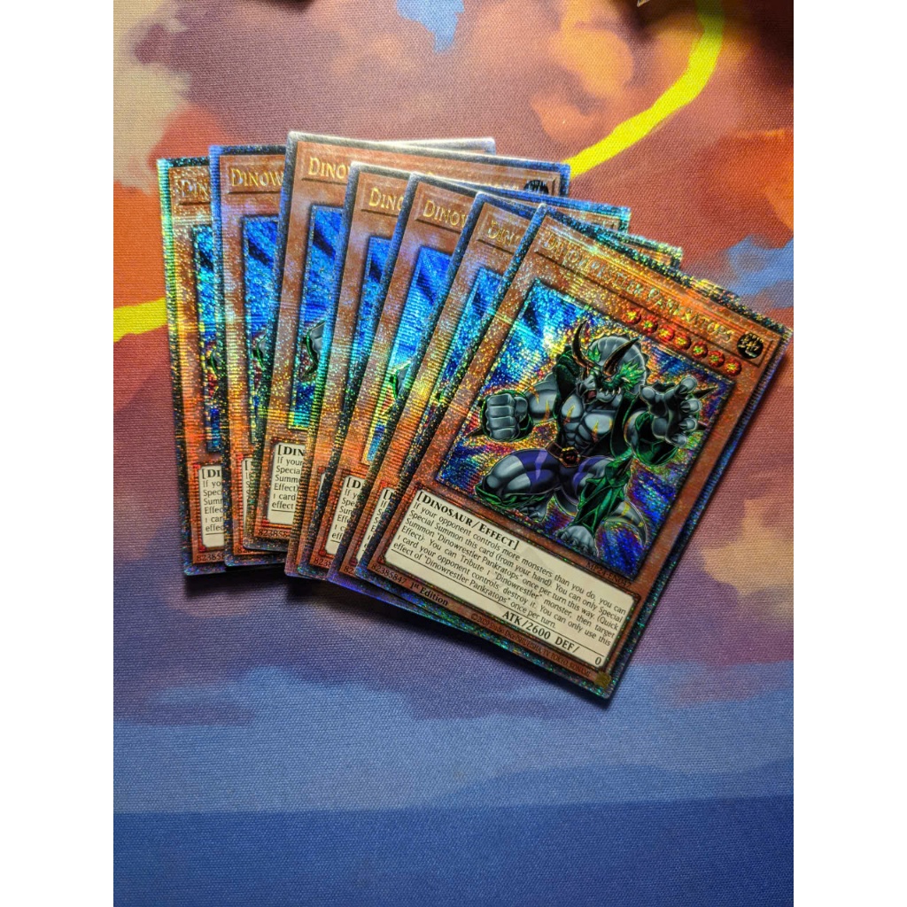 1 card Dinowrestler Pankratops - MP24-EN047 - Quarter Century Rare 1st Edition | Shopee Philippines