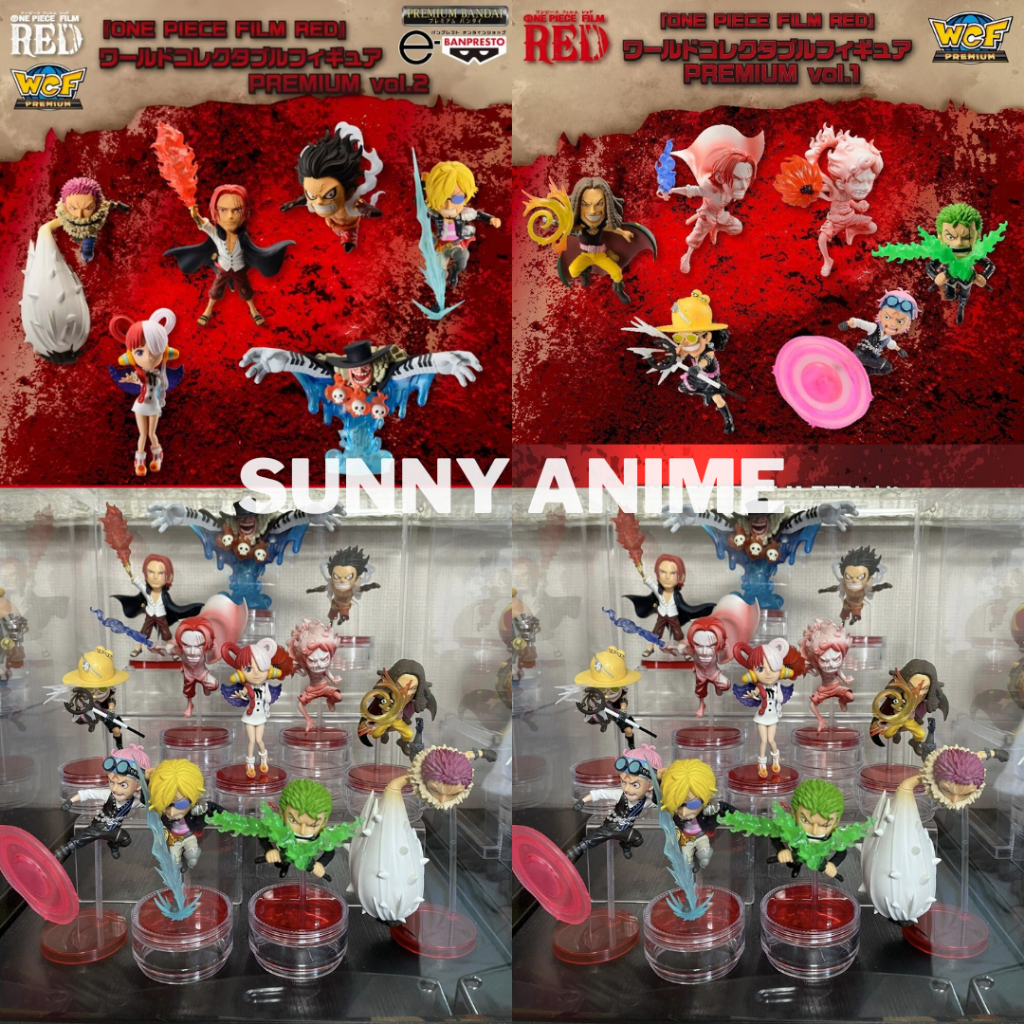 Genuine One Piece wcf Model - Onepiece Film Red Vol.1 & Vol.2 wcf - Onepiece wcf Model | Shopee ...