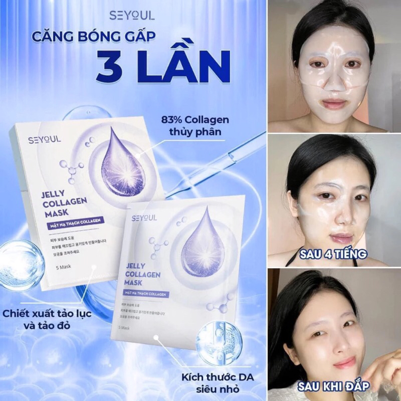 Korean Seyoul Collagen Jelly Mask, Jelly Collagen Mask Whitening ...