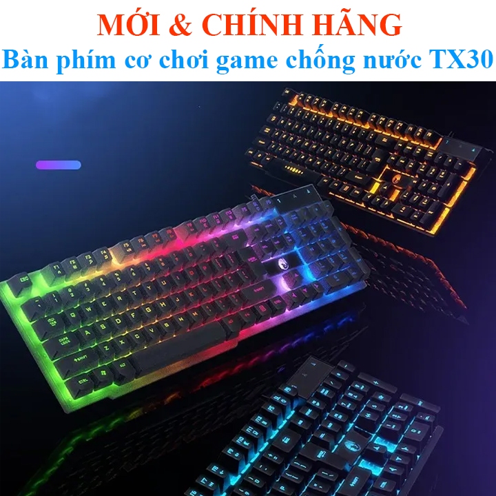 Waterproof Mechanical Gaming Keyboard with Backlight Ergonomic 104 Keys ...