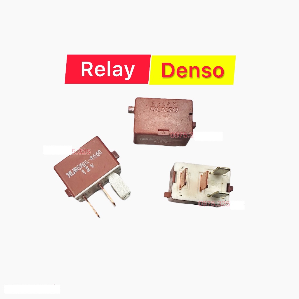 Denso BROWN 4-pin Relay - short, quality like Nais Bosch Mitsuba Omron ...