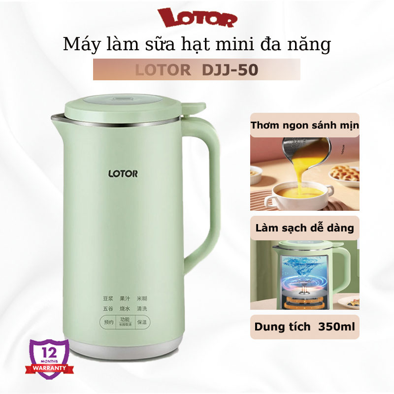 Genuine LOTOR 5in1 Mini Nut Milk Maker - 400W Multifunctional Blender ...
