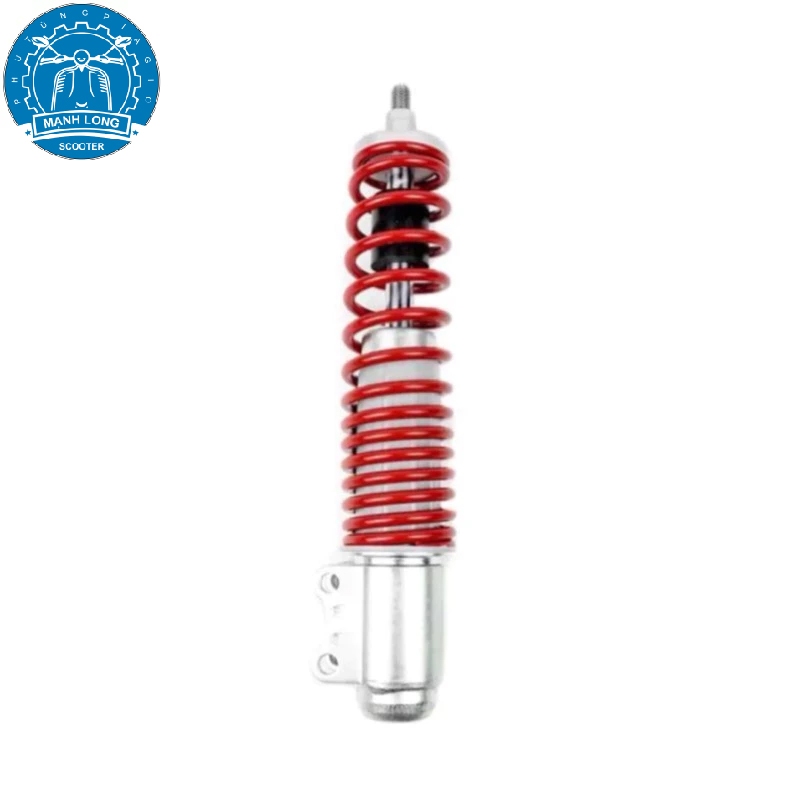 Front shock absorber (Front fork) Vespa S, LX, LXV, LT, ET red (genuine ...
