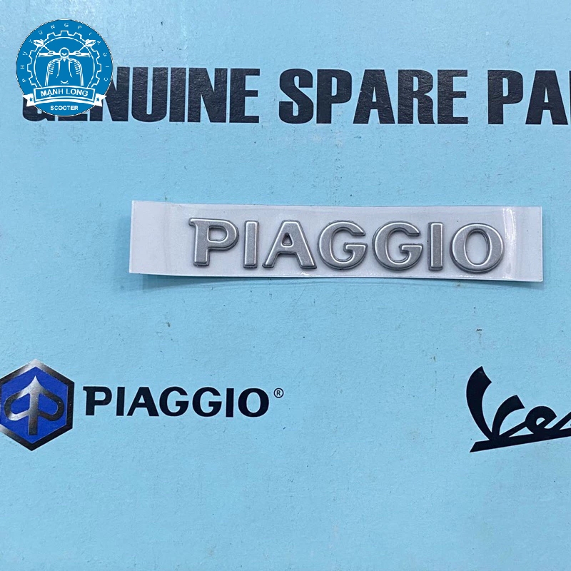 Piaggio sticker on the front and rear of Zip (genuine) | Shopee Philippines