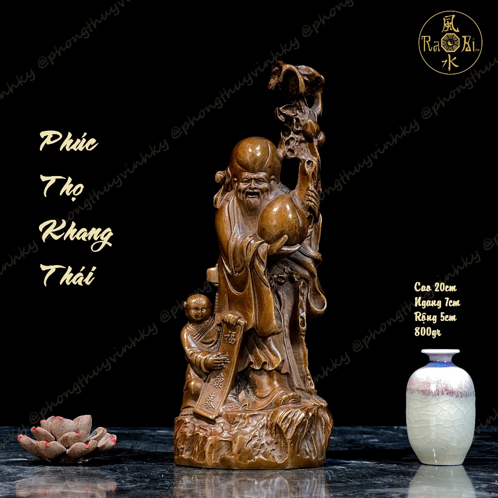 Mr. Tho - Phuc Tho Khang Thai - Feng Shui Bronze Statue | Shopee ...