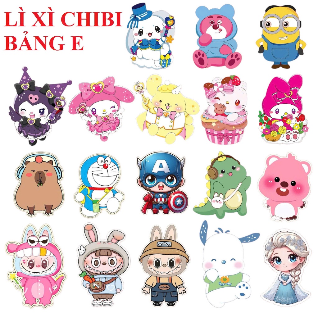 Pack of 10 hot animated CHIBI red envelopes 2025 | Shopee Philippines