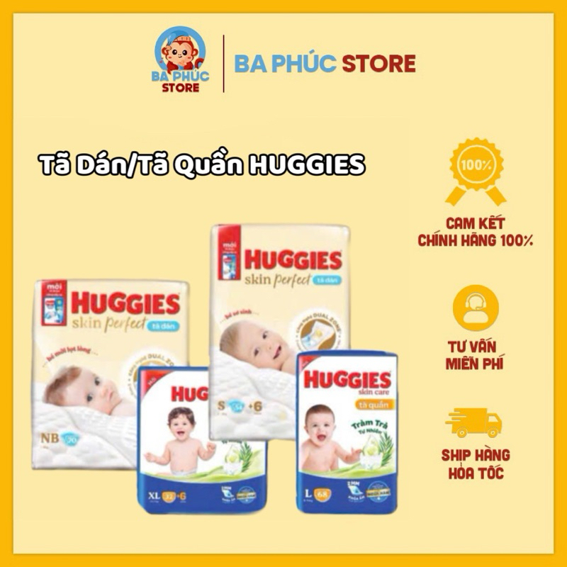 Huggies Skin Perfect diapers of all sizes NB70/S54/S80+2/M76+3 upgraded ...