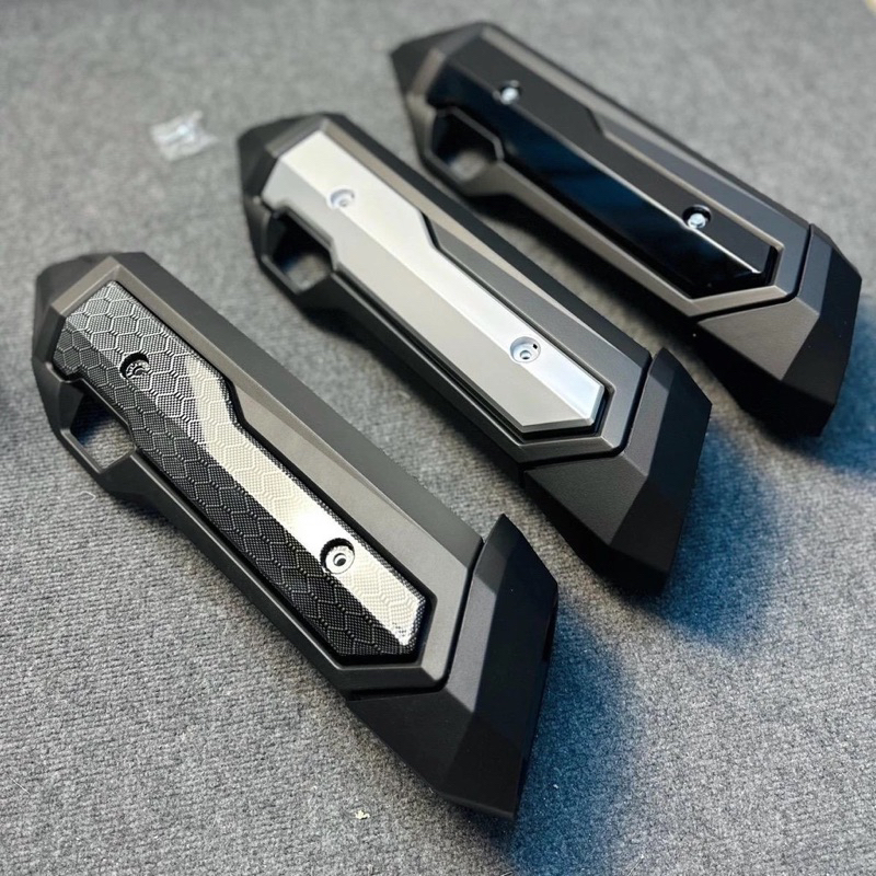 VARIO 160 Muffler Cover made in Vietnam, ADV style, installed like ZIN ...