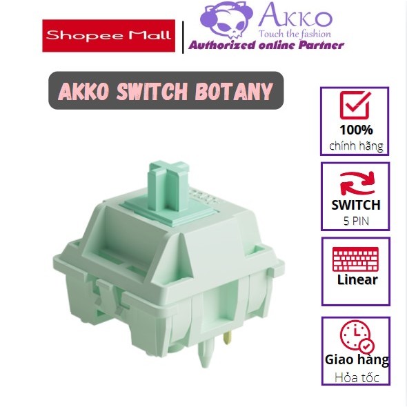Akko switch Botany (5 pin / 45 switches) | Shopee Philippines