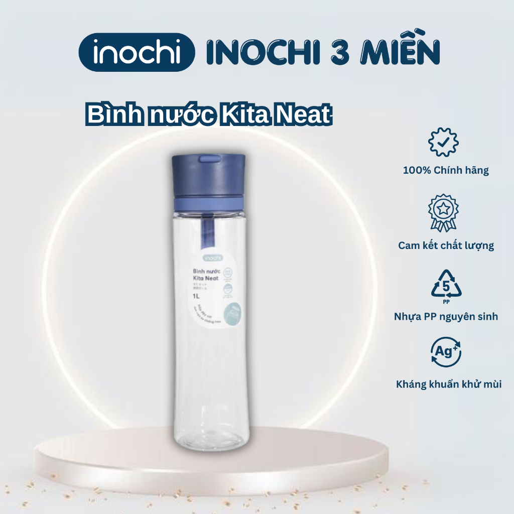 Kita Neat water bottle for women to take to work or at the gym, 1L ...
