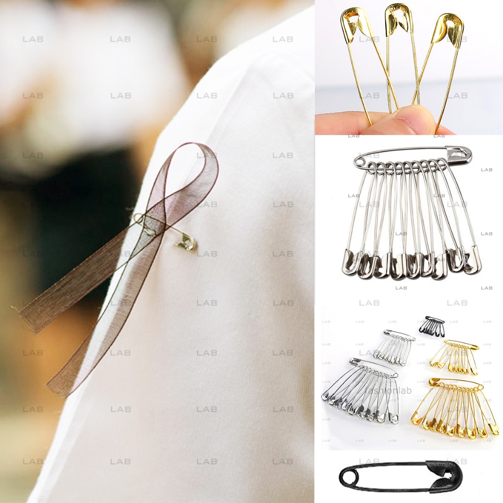 Safety pins of many sizes (10c long) 0101 | Shopee Philippines