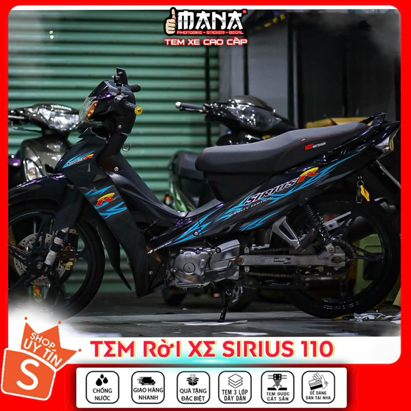 Car stickers, sirius removable stickers, sirius 110 standard form ...