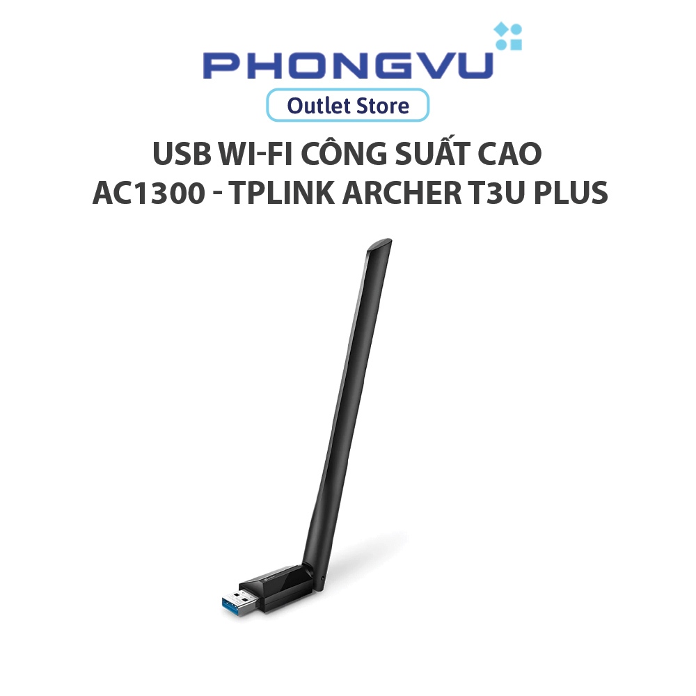 Ac1300 High Power Wi-Fi / USB Wi-Fi Receiver - TPLink Archer T3U Plus ...