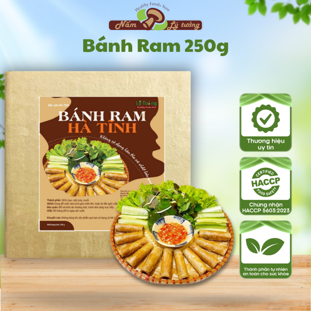 Ideal Ha Tinh Ram Cake 250g, Delicious Crispy Spring Roll Ram Rolls ...