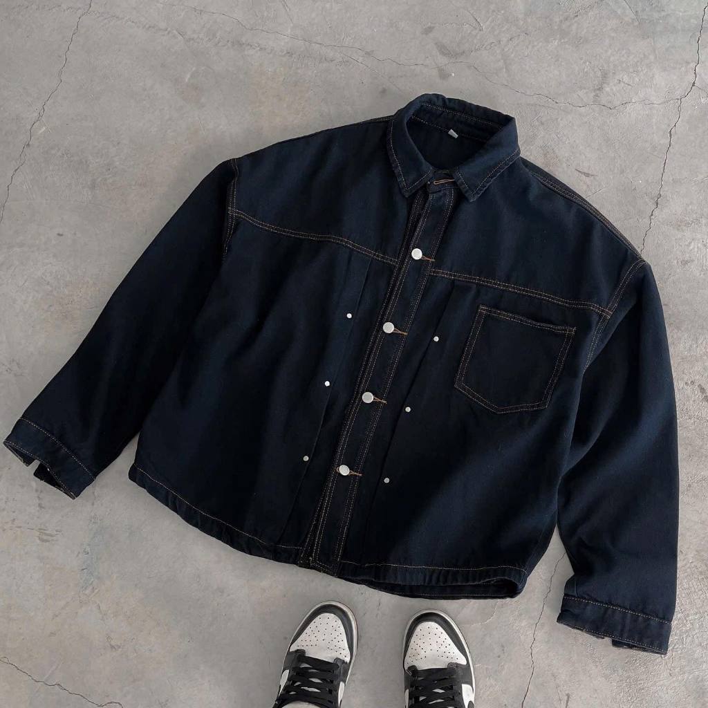 Doris BASIC DENIM JACKET / Doris / unisex form | Shopee Philippines