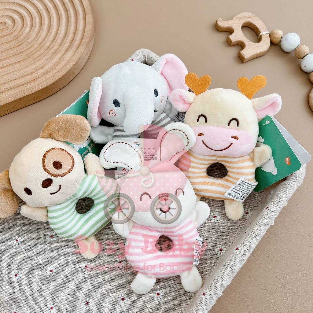 Handheld teddy bear rattle for babies, Rattle toy | Shopee Philippines