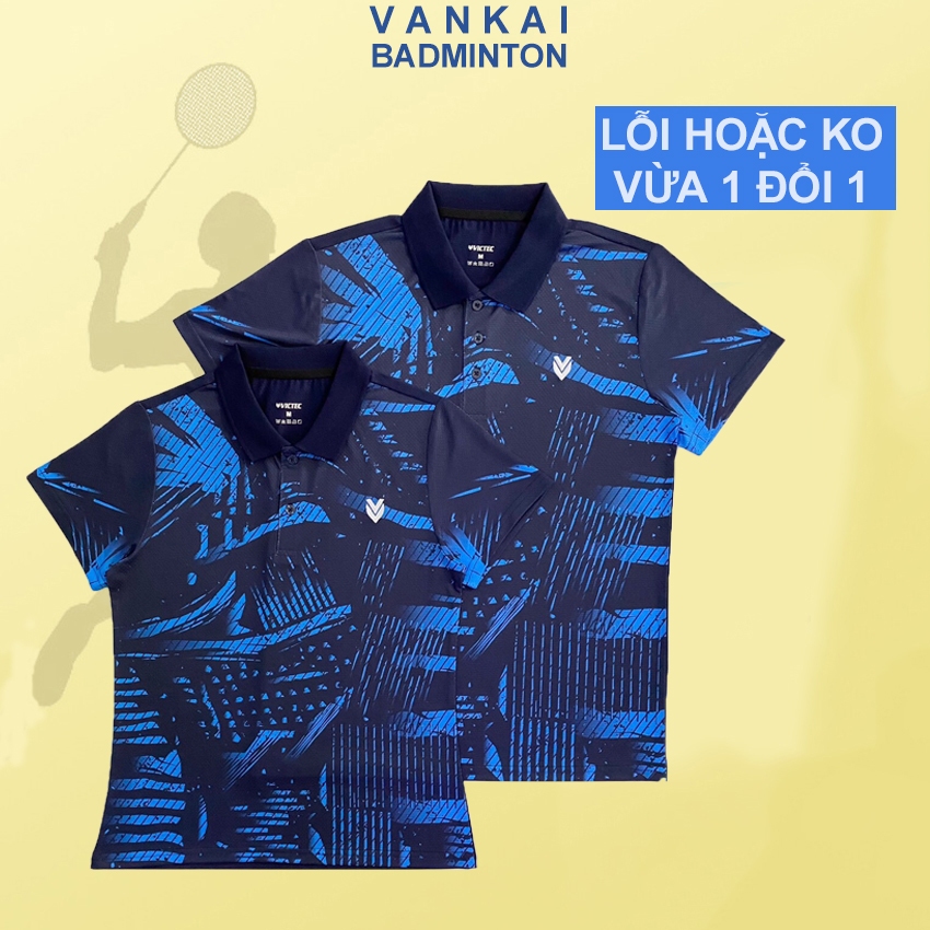 Genuine Victec turtleneck badminton shirt made of cool, four-way ...