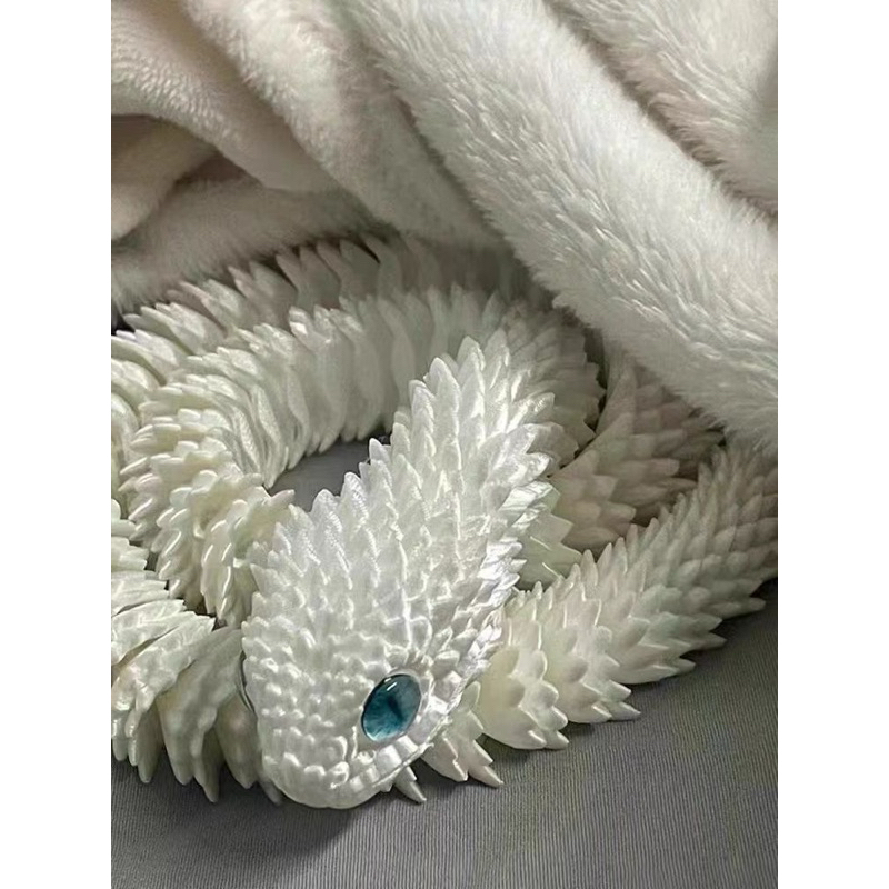 This 3D printed snake is a beautiful deco decoration, always suitable ...