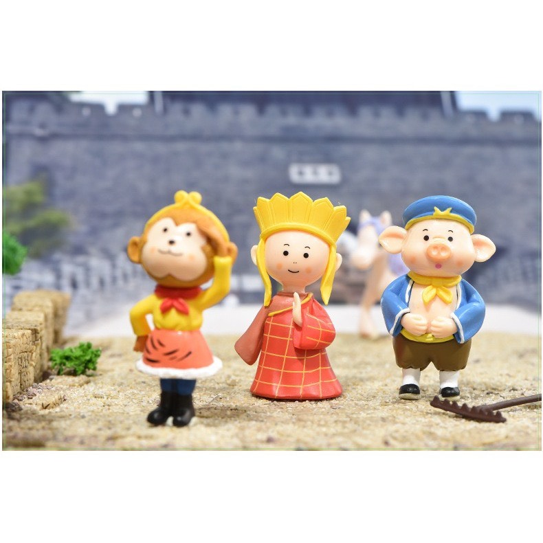 Journey to the West Model Set of 5 Monks and Disciples of Tang Monk ...