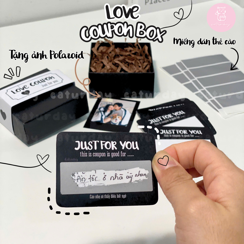 Love COUPON BOX | Gift Coupons for Boyfriends and Girlfriends, Scratch ...