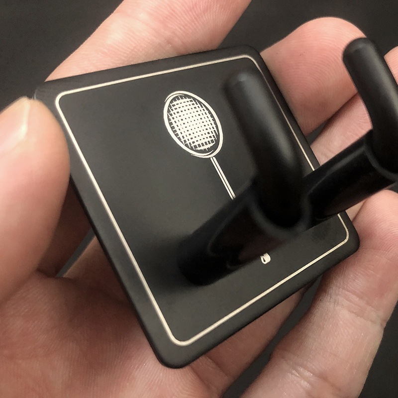 Stainless steel badminton racket wall hook! Badminton Sport | Shopee ...