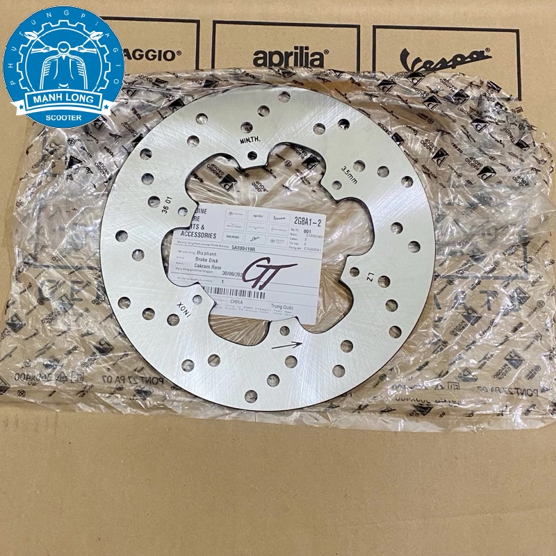 Brake disc, high quality Vespa GTS brake disc (genuine piaggio ...