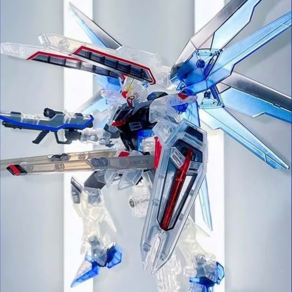 Gundam Gunpla Freedom Clear Color Base Limited Robot Model HG 1/144 ...