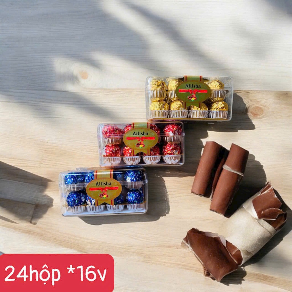 Alisha chocolate 2 layers 16 pieces in a super delicious gift basket ...