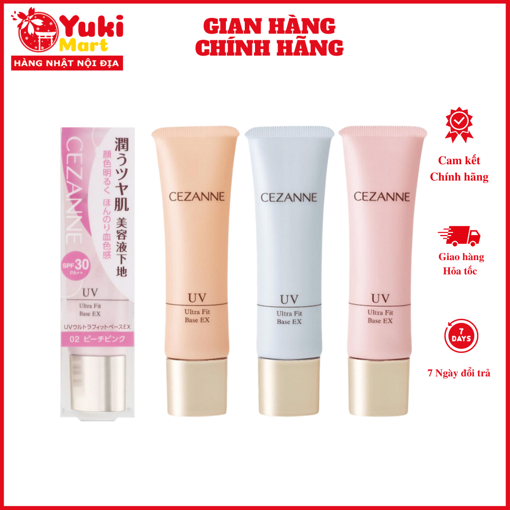 Cezanne UV Ultra Fit SPF 30 PA++++ tone-enhancing, sunscreen primer, 30g tube | Shopee Philippines