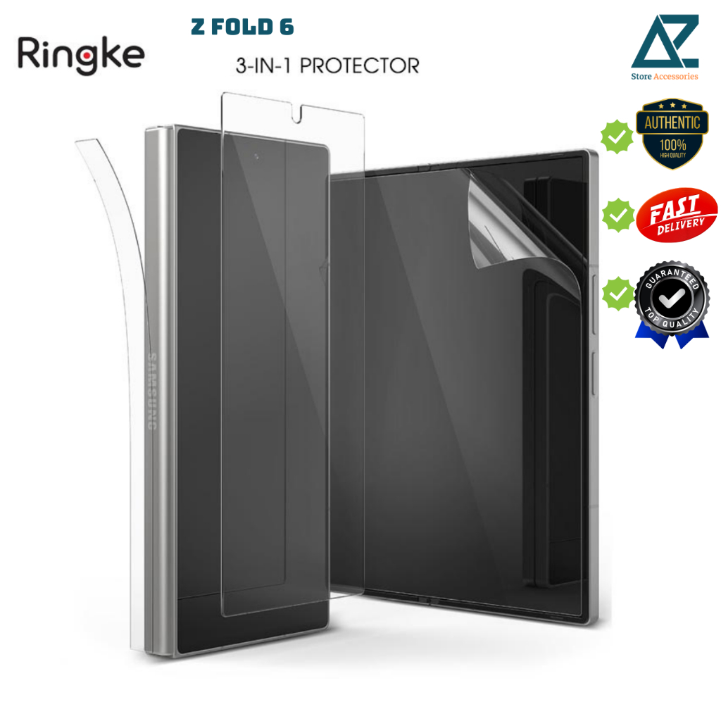 Ringke 3-in-1 Protector Screen Protector Set for Samsung Galaxy Z Fold ...