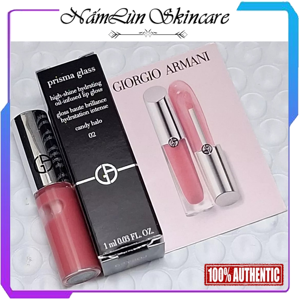 Gio Armani Prisma Glass Lip Gloss Candy Halo 02 Mini 1ml | Shopee Philippines
