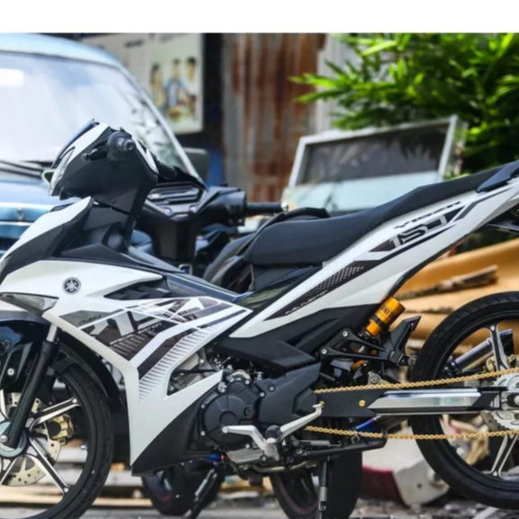 Decal Removable Sticker for Exciter 150 Y15ZR Black and White Car ...