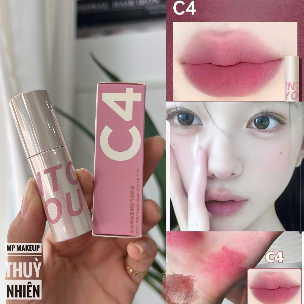 Into You glossy lipstick - C4 long-lasting matte lipstick - Purple Pink ...