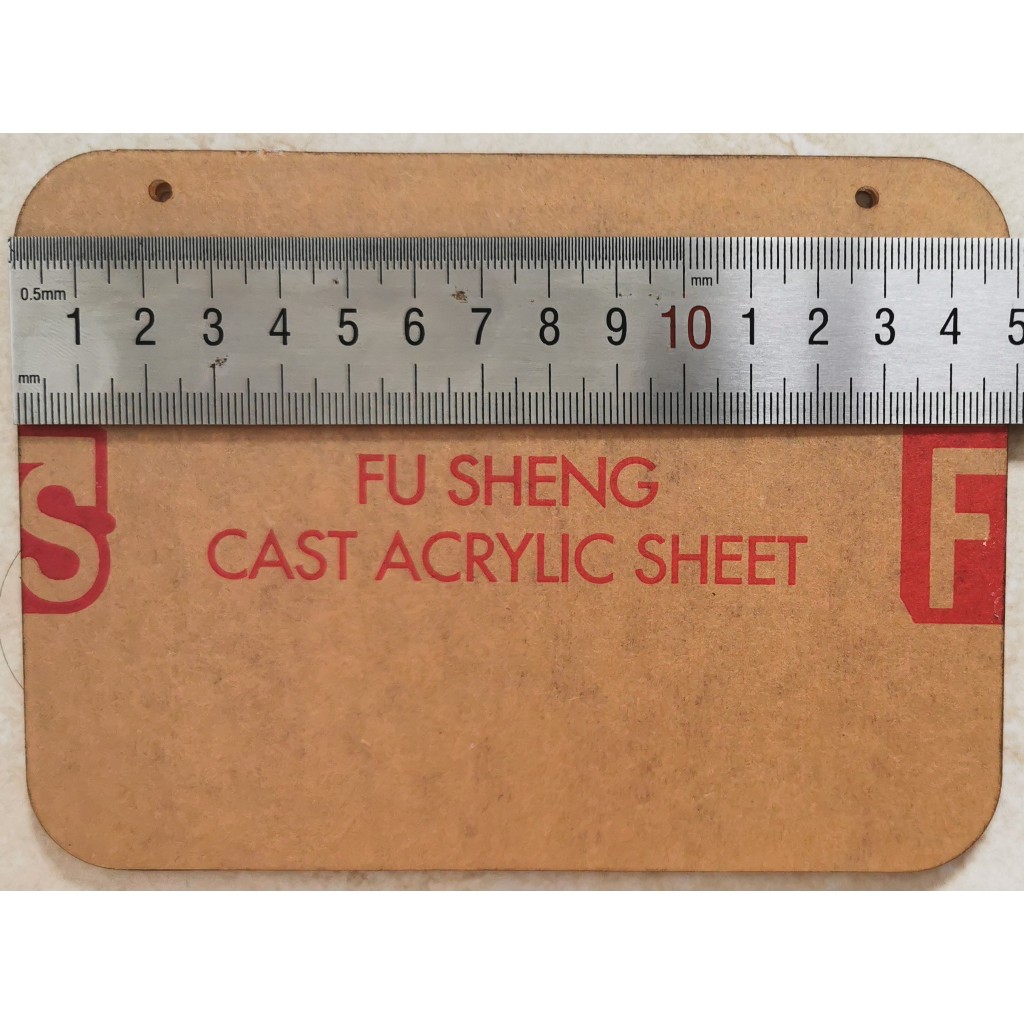 Set of 10 transparent mica sheets, 2mm thick, size 110mm x 150mm, made ...