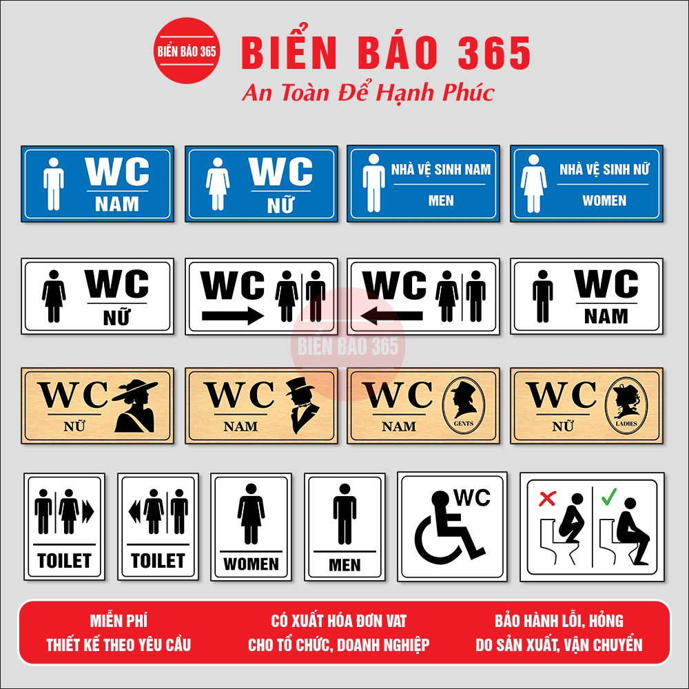 Toilet signs, wc signs, toilets, men's and women's toilets, public ...